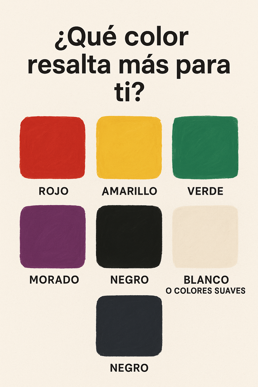 ¿Qué color resalta más para ti? Esta respuesta te define emocionalmente